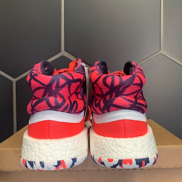 adidas | Shoes | Adidas Marquee Boost John Wall Pink White Shoe | Poshmark